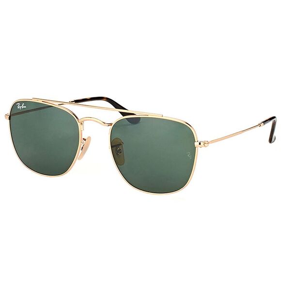 Ray-Ban | Accessories | Rayban Rb 3557 0 Gold Metal Square Sunglasses ...